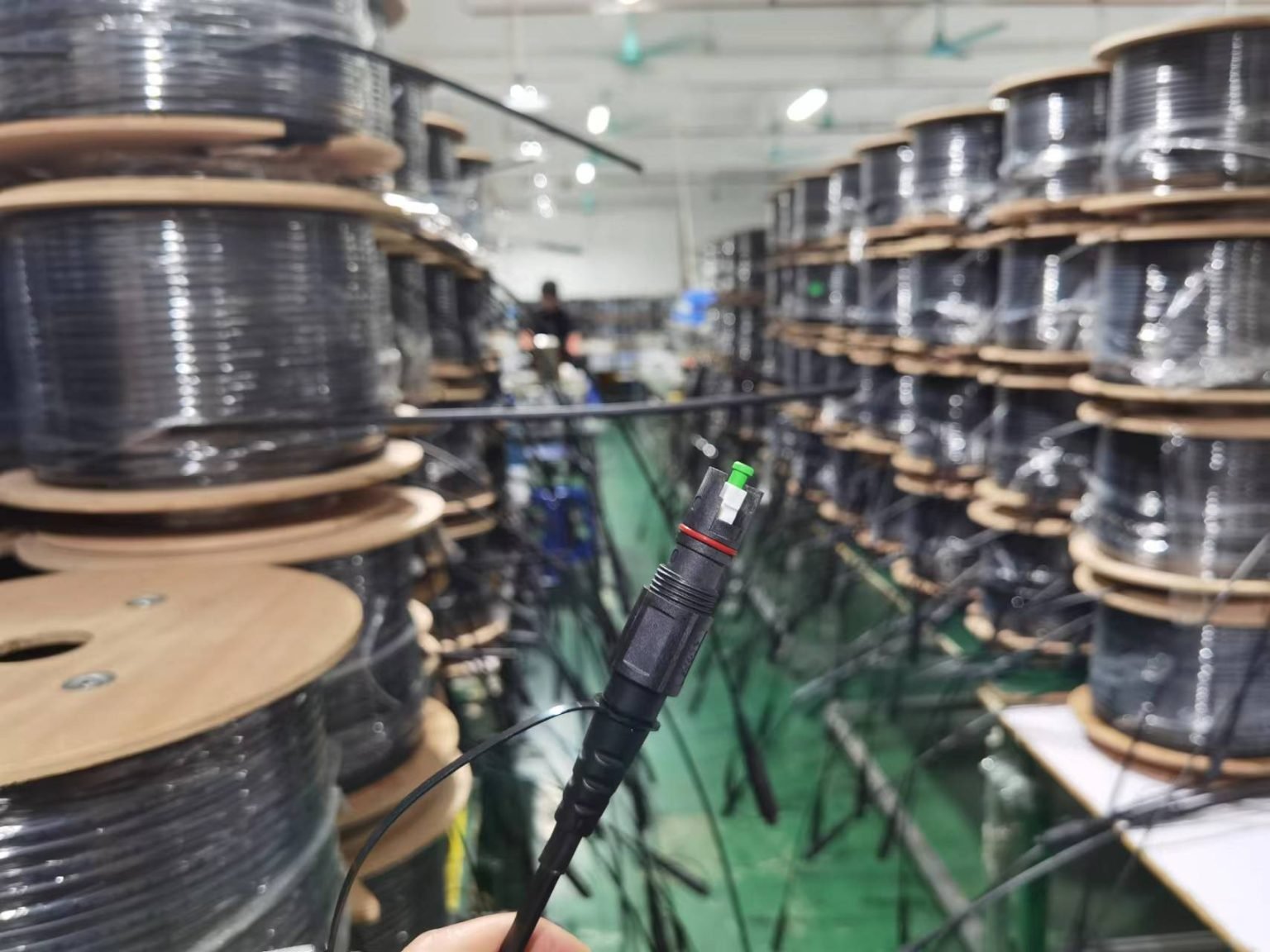 Hardened SCAPC to SCAPC Flat Drop Cable - Rayoptic | Fiber Optical Drop ...